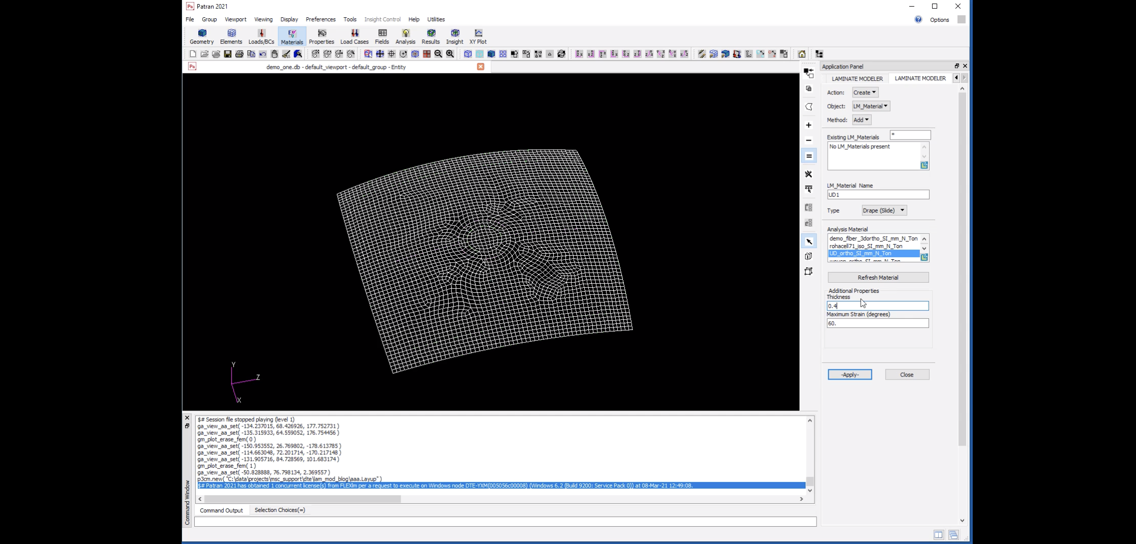 Understanding composite laminate drape for FEA simulation ...