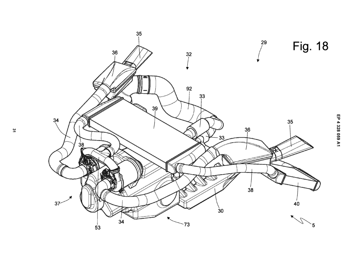 Ferrari patents inverted I6 hydrogen engine with electric turbocharging ...