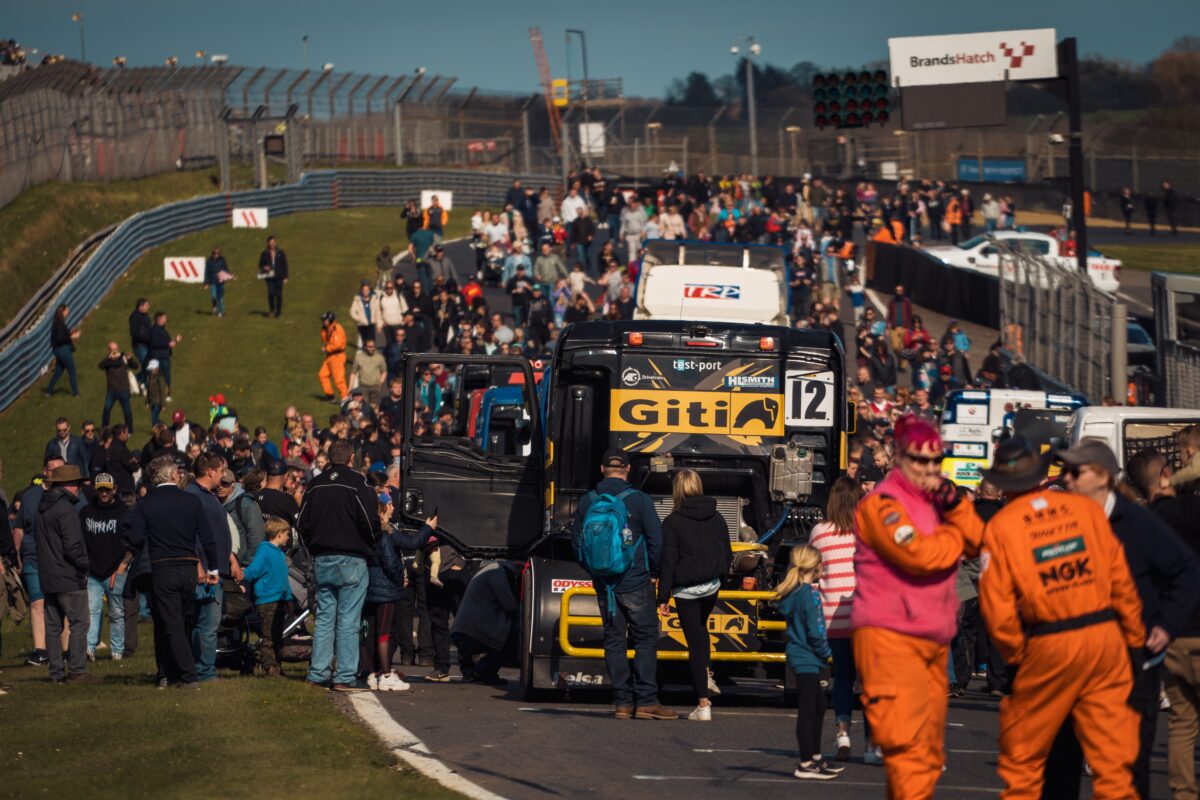 Behind the scenes of Giti's British Truck Racing Championship tire ...