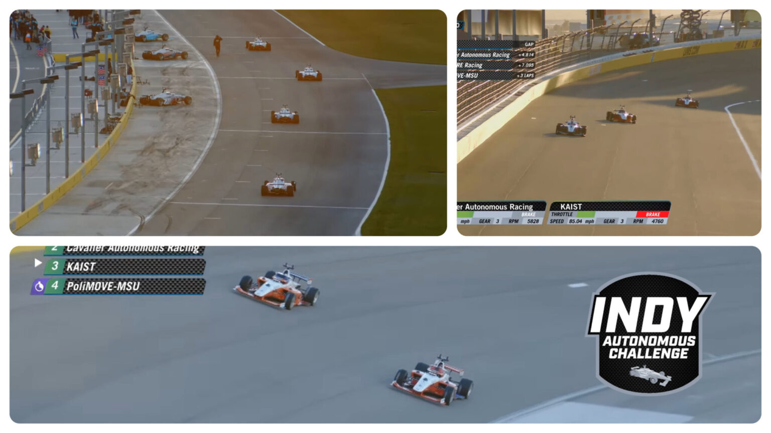 Indy Autonomous Challenge hosts multi-car autonomous race at CES 2025 ...