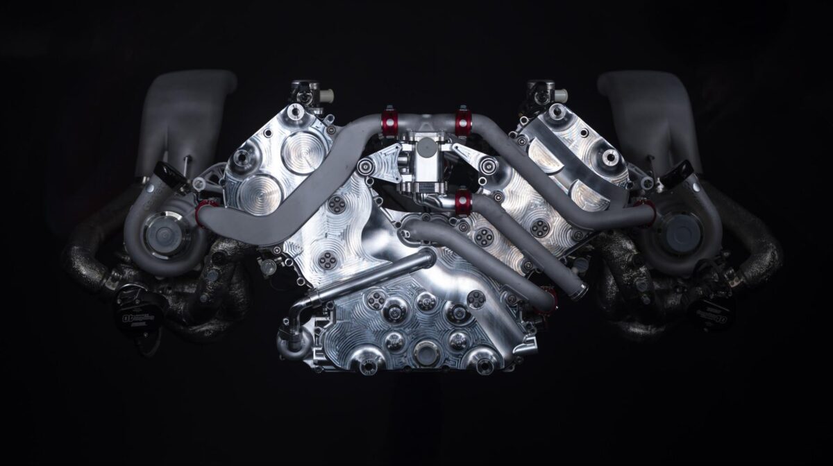 Genesis fires up WRC-derived LMDh V8 for first time | Professional ...